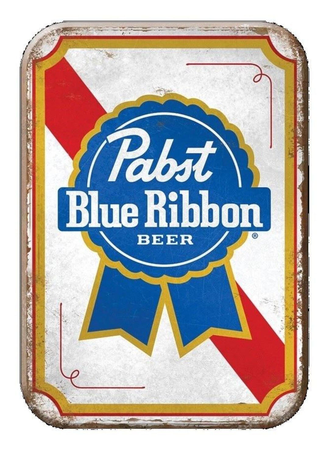 Pabst Blue Ribbon Beer Vintage Retro Refrigerator Magnet - Etsy