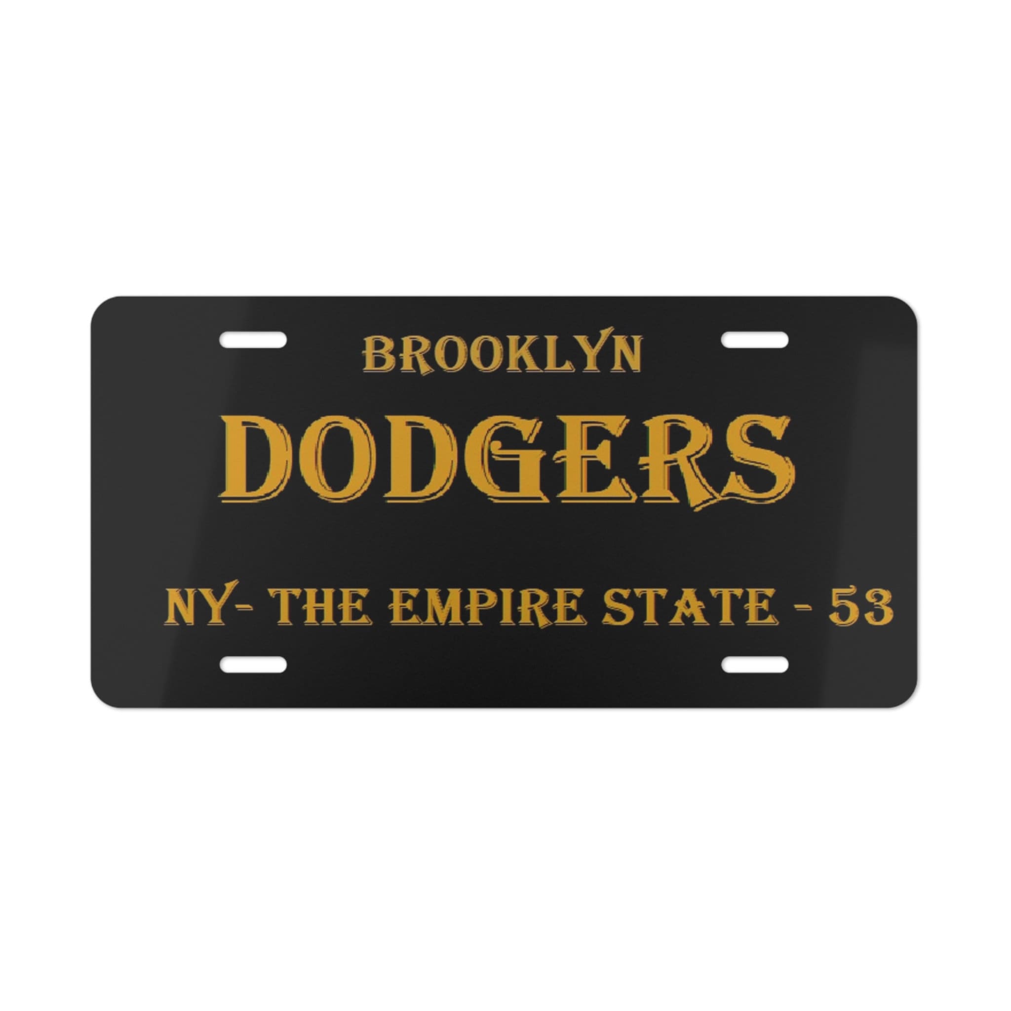 Brooklyn Dodgers Nostalgia Replica Vanity License Plate - Etsy