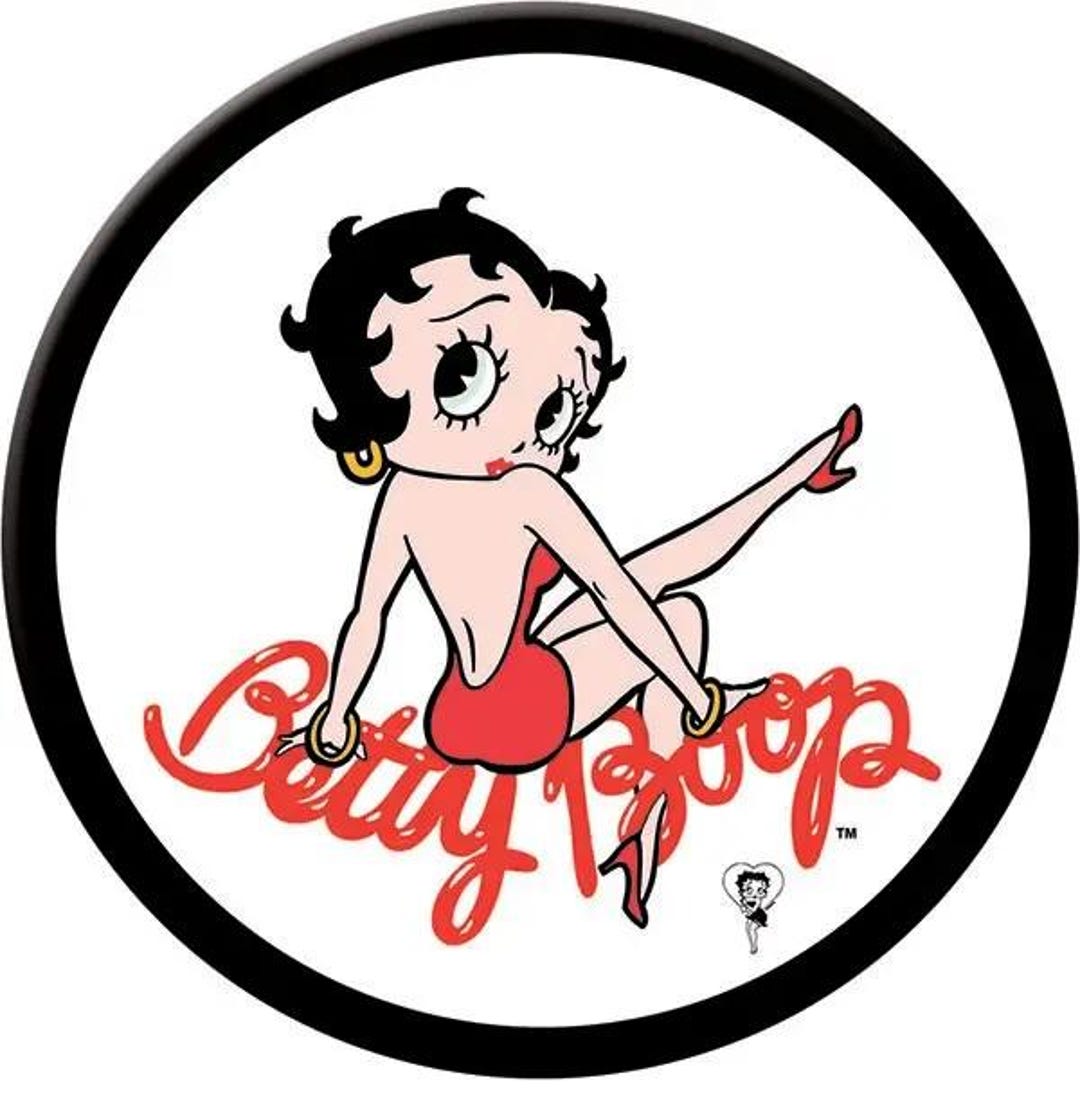 Betty Boop Round Refrigerator Magnet - Etsy