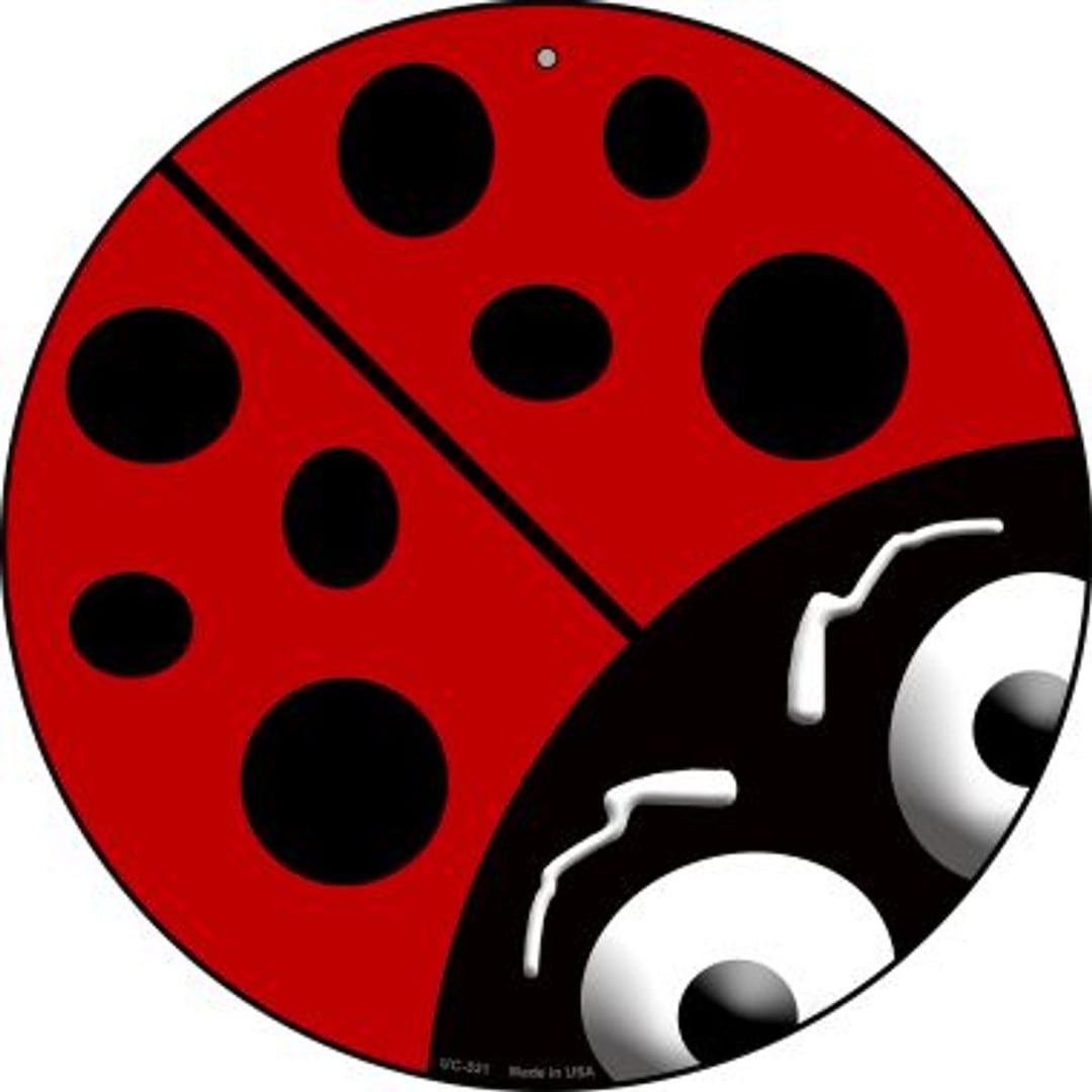 Lady Bug Lady Beetle Circular Sign - Etsy Australia
