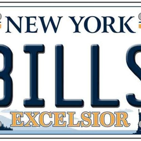 Buffalo Bills License Plate - Etsy