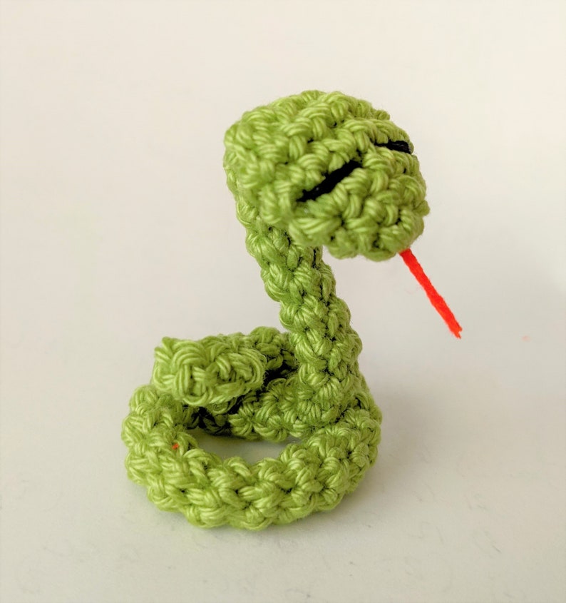 Mini Coiled Snake Crochet Amigurumi Pattern - Etsy Canada