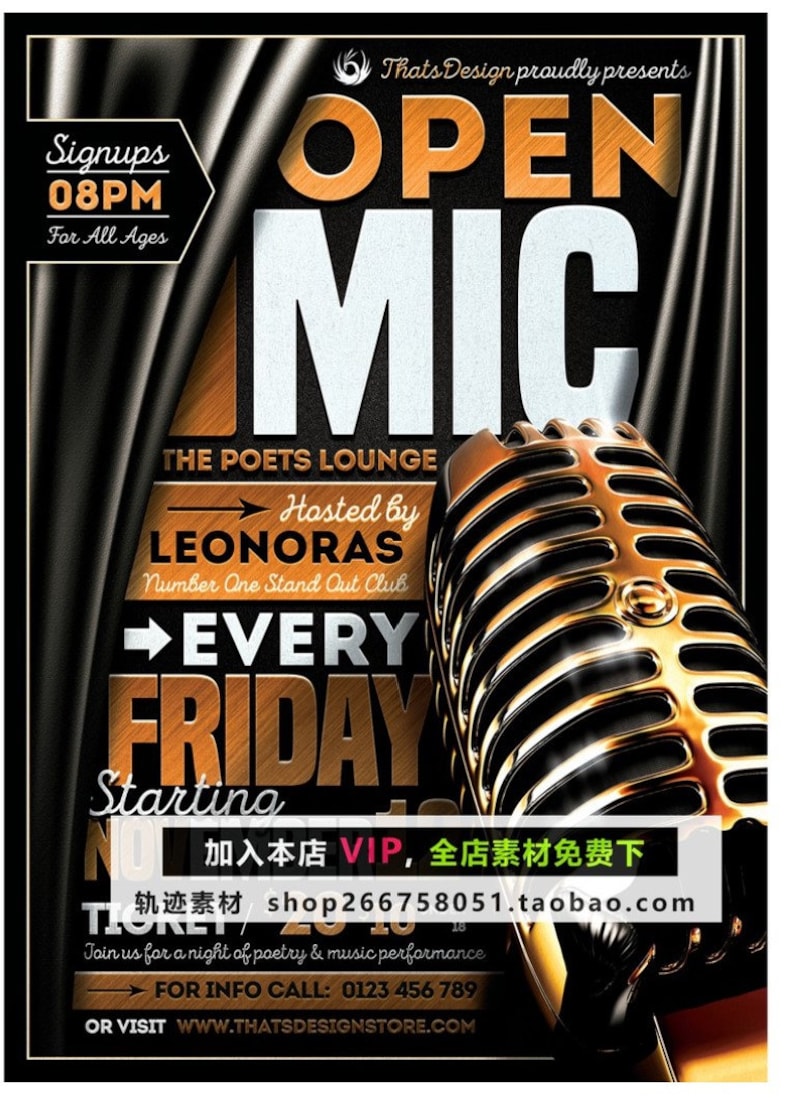 Concert Poster Template - Event/concert Poster Design Photoshop - 42 ...