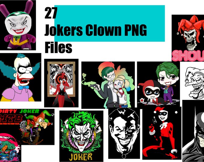 Joker Face Svg Bundle, Joker Cut File, Joker Silhouette, Halloween Svg ...