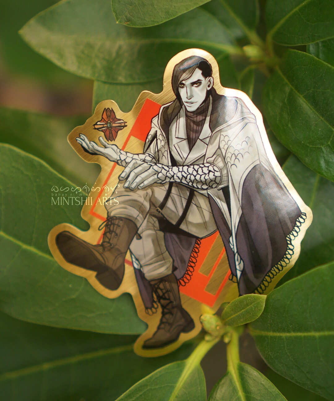 D2 Gold Crow Stickers | Gold-brushed, Vinyl, Destiny 2, Gloss Laminate ...