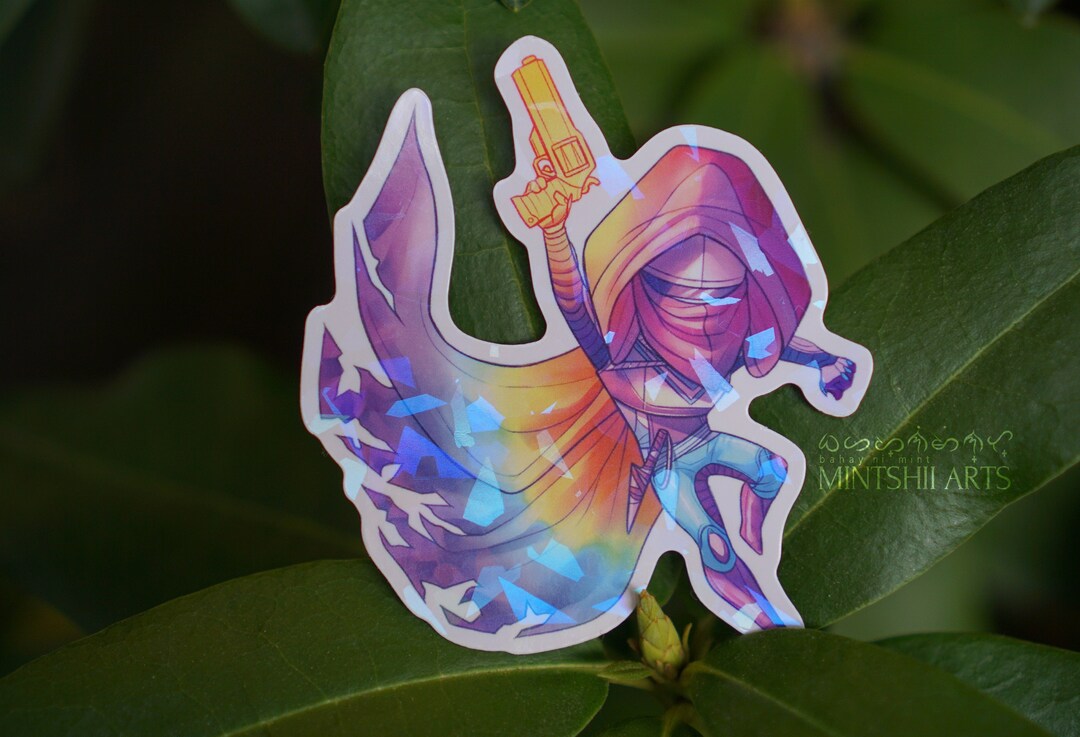 D2 Hunter Pride Sticker | Holographic Queer LGBTQ - Etsy