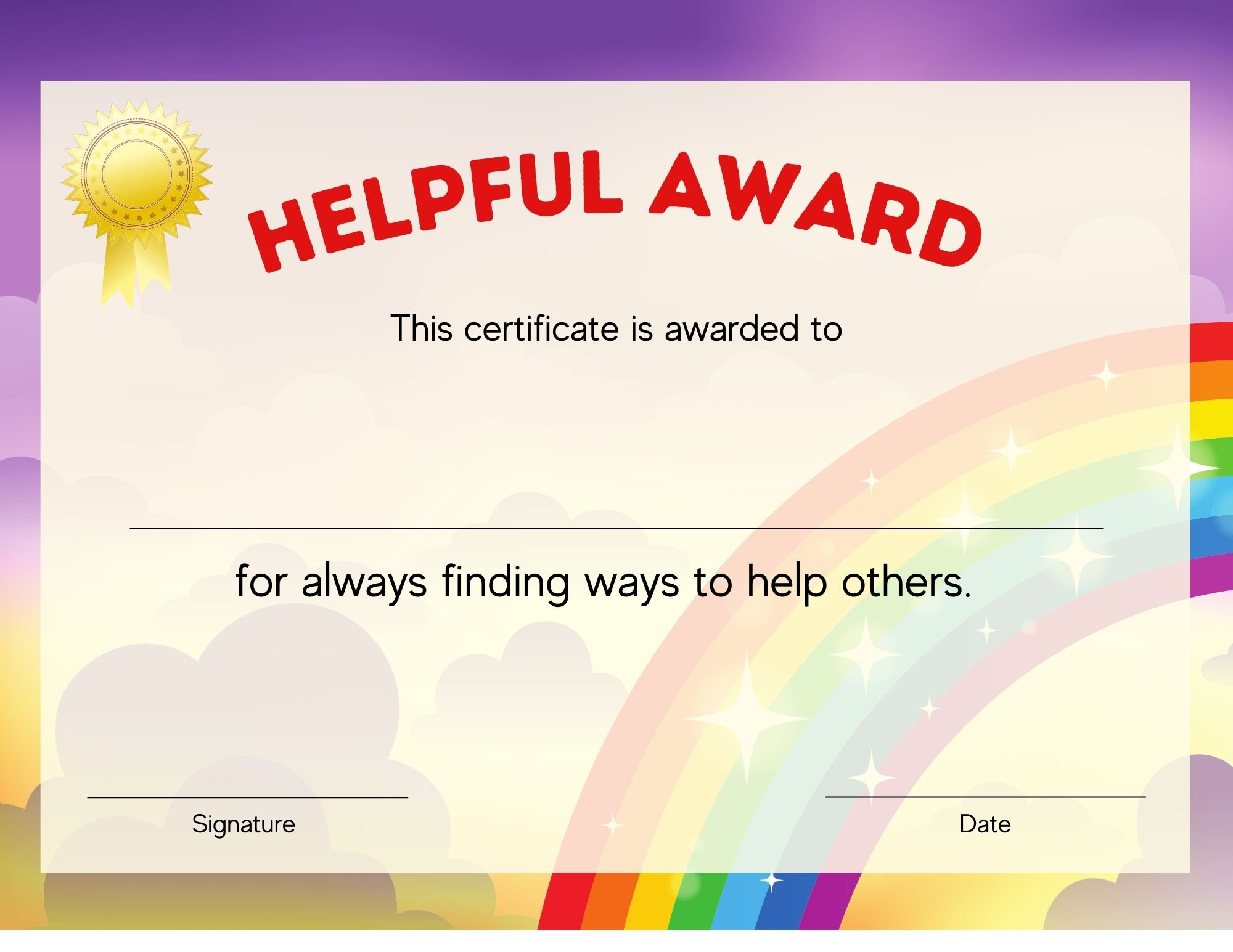 Kindness and Helpful Awards - Etsy