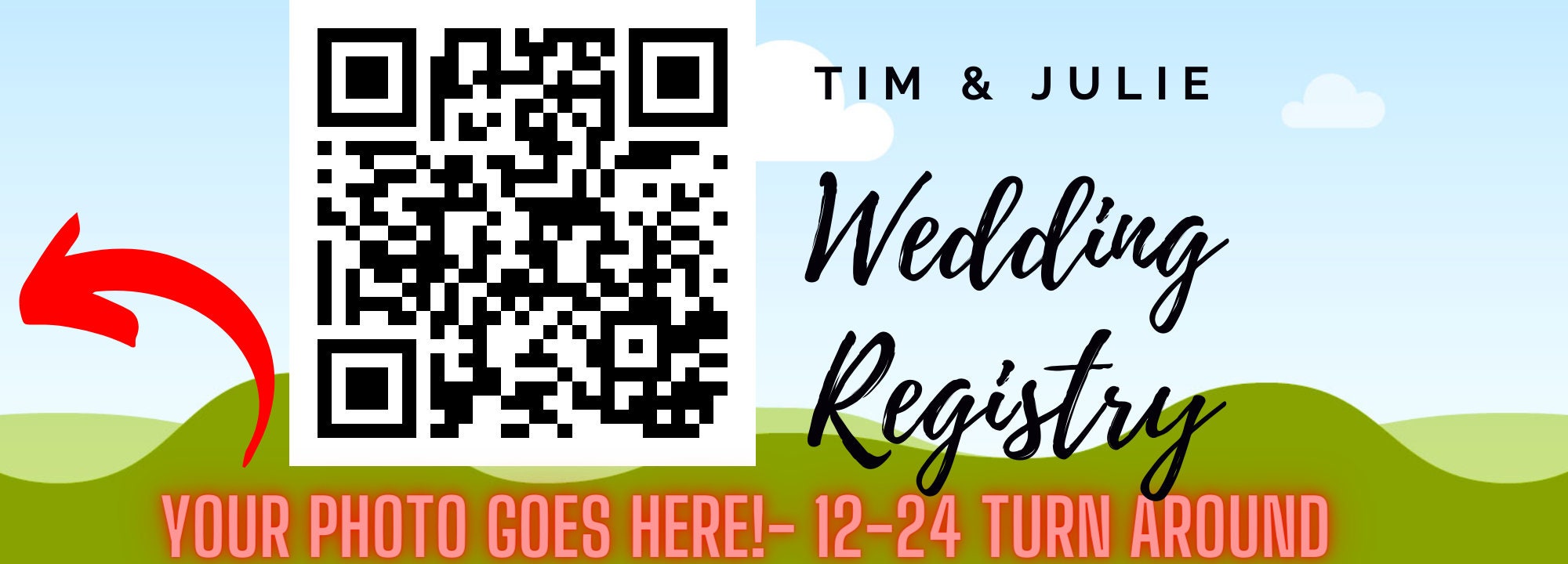 Custom QR Code Wedding Registry - Etsy