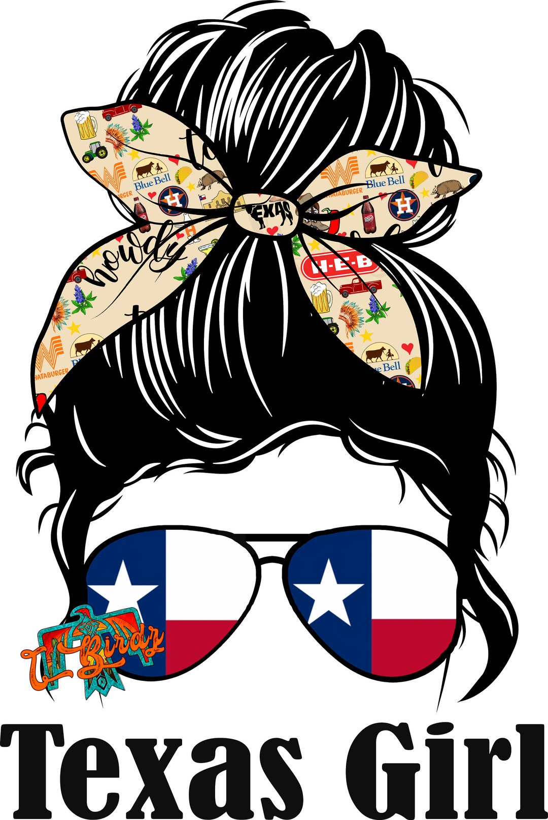 Texas Girl PNG - Etsy