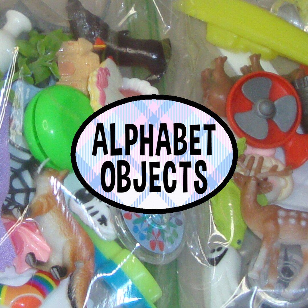 78 Alphabet Objects, 3 per Letter, Literacy Center, Phonics, Reading ...
