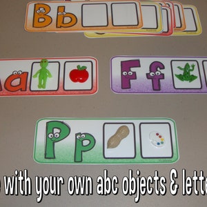 Alphabet Objects Silly Sorting Mats Printable Game Literacy Center ...