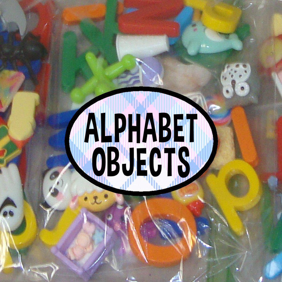 Alphabet Learning Objects: Montessori ABC Phonics Trinkets - Children's ...