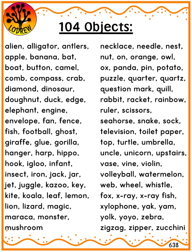104 Alphabet Objects 4 per Letter Literacy Children's Gift Phonics ...