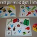 Alphabet Objects Sorting Mats Full Page Printable Game - Etsy
