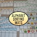 Alphabet Objects Sorting Mats Printable Game Literacy Center Beginning ...