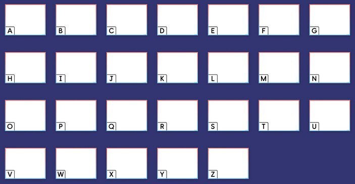 Alphabet Objects Sorting Mats Full Page Printable Game - Etsy