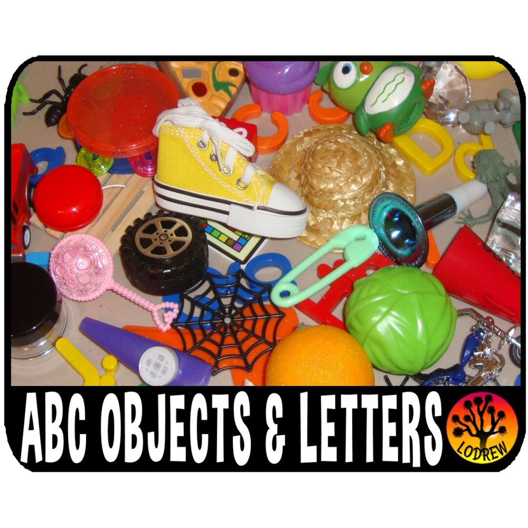 52 Alphabet Objects 52 Letters Literacy Center Phonics Reading ABC ...