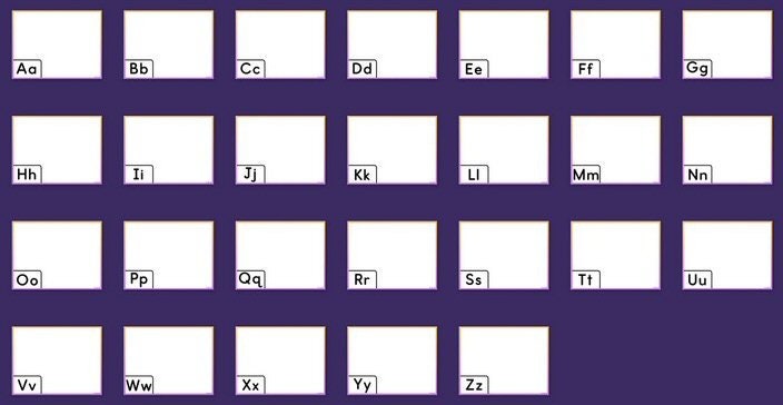 Alphabet Objects Sorting Mats Full Page Printable Game - Etsy