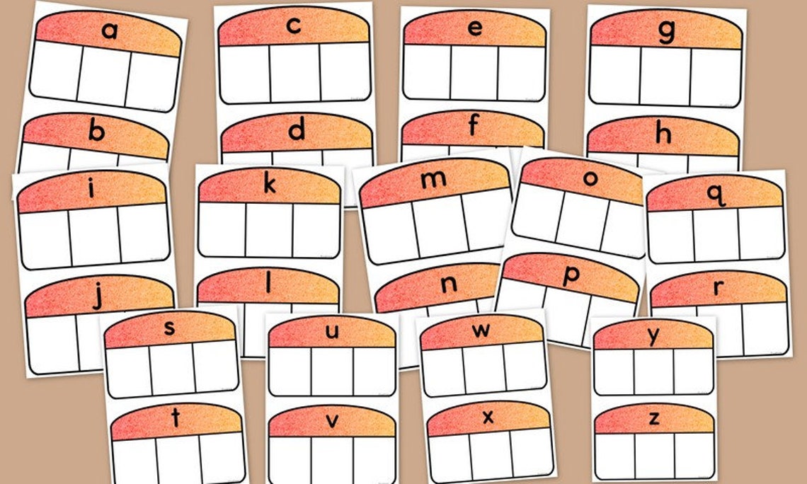 Alphabet Objects Sorting Mats Printable Game Literacy Center Beginning ...