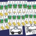 Truck Wash Alphabet Objects Match and Sort Printable Game Literacy ...