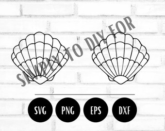Seashell Bra Svg - Etsy
