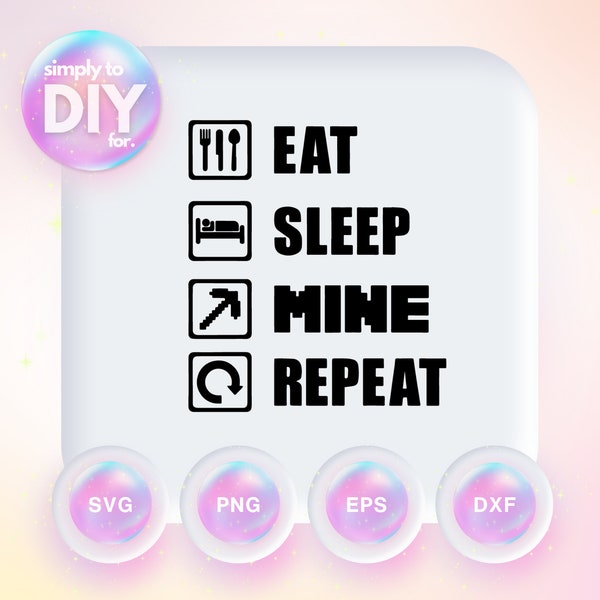 Eat Sleep Game - Etsy