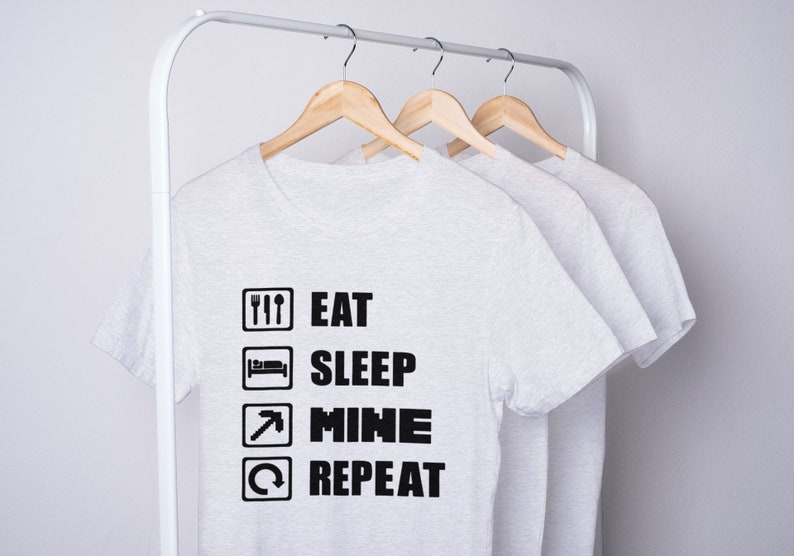 Eat Sleep Minecraft Repeat Video Game Minecraft SVG - Etsy Australia