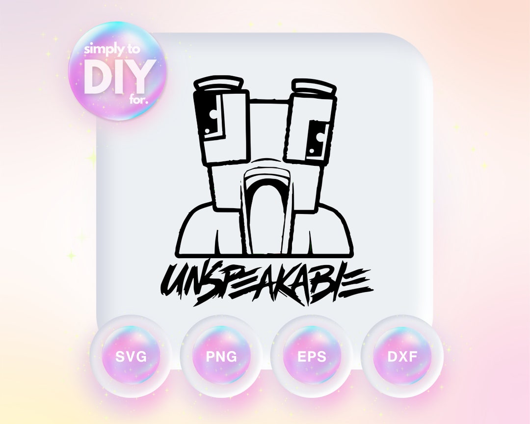 Unspeakable - Youtube - Kids SVG - Gamer - SVG DXF Eps Png Cut Files ...