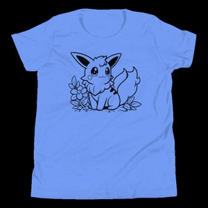 Pokemon - Eevee With Flowers - Kids Gift - SVG DXF Eps Png Cut Files ...