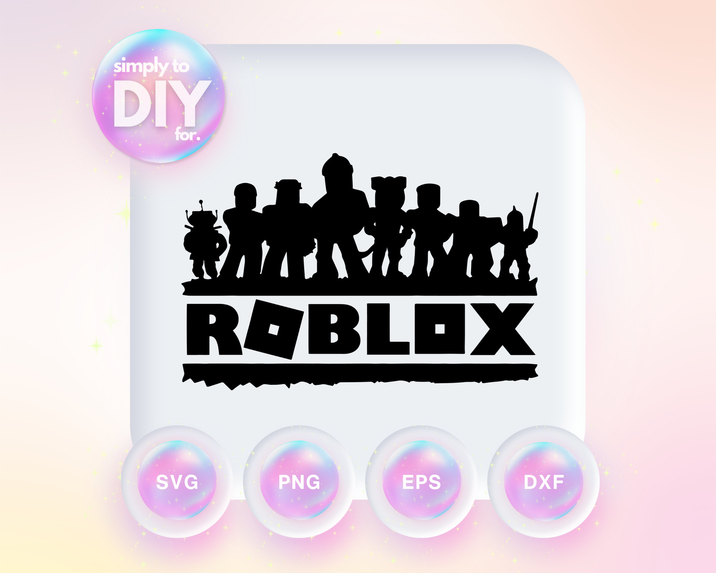 Roblox Svg Video Game Svg Gamer Svg Roblox Cut File Roblox Digital ...