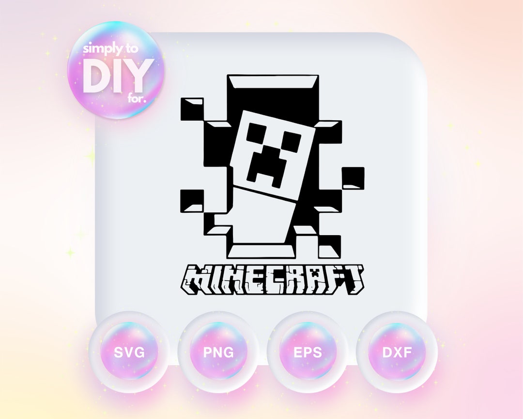 Minecraft Creeper - Video Game - Minecraft SVG - Gamer - SVG DXF Eps ...