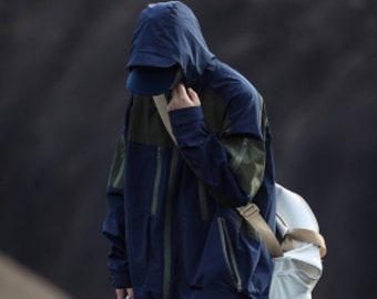 Blue Techwear Jacket - Etsy