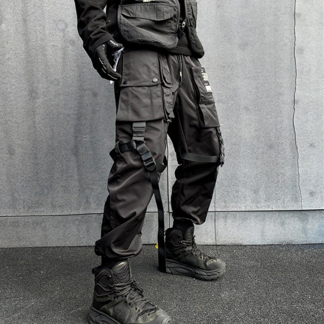 Samurai Techwear Pants Cyberpunk Straps Cargo Pants Gothic - Etsy Australia