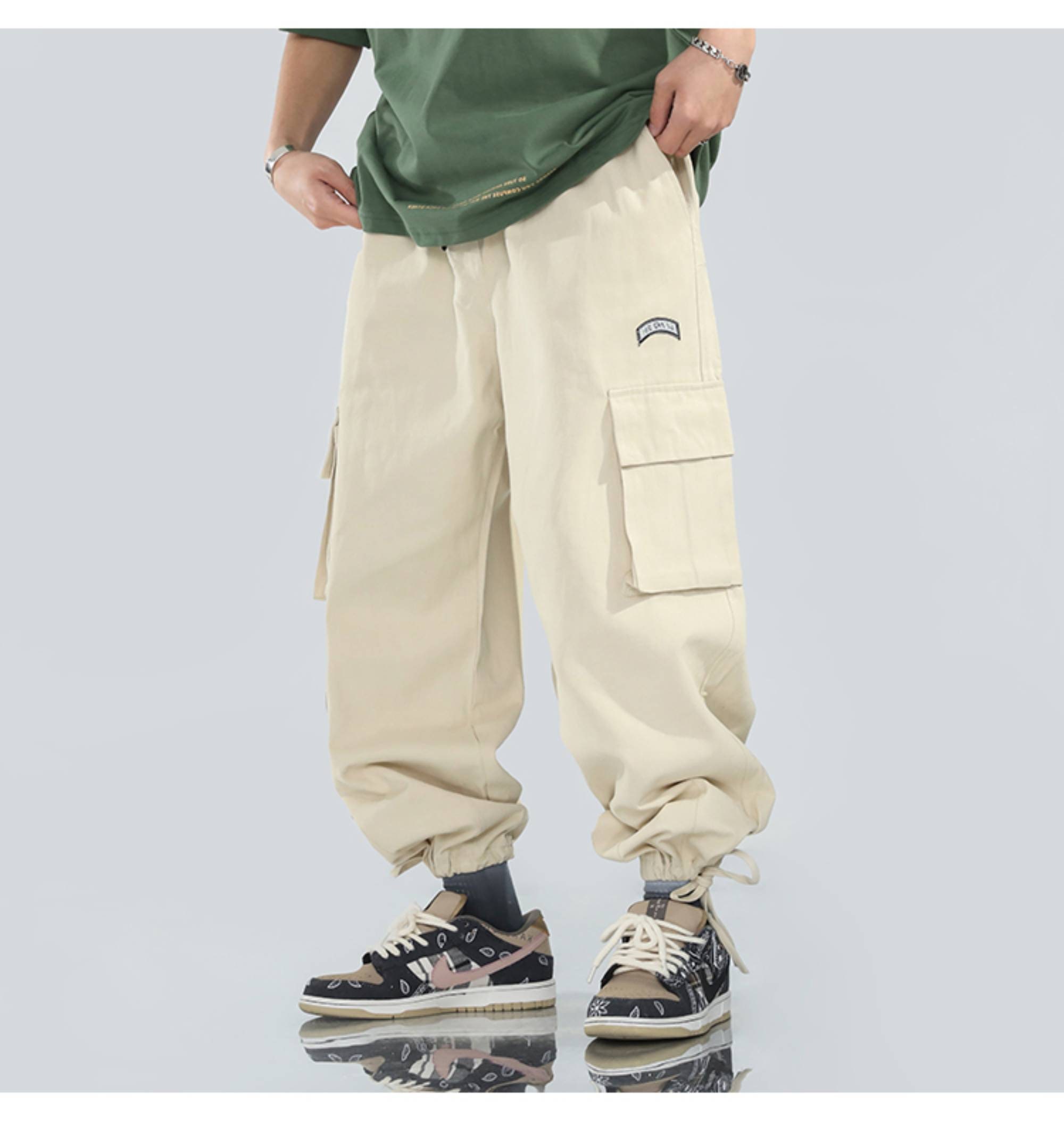 Black Techwear Pants Men's Cargo Cyberpunk Pants Japan - Etsy