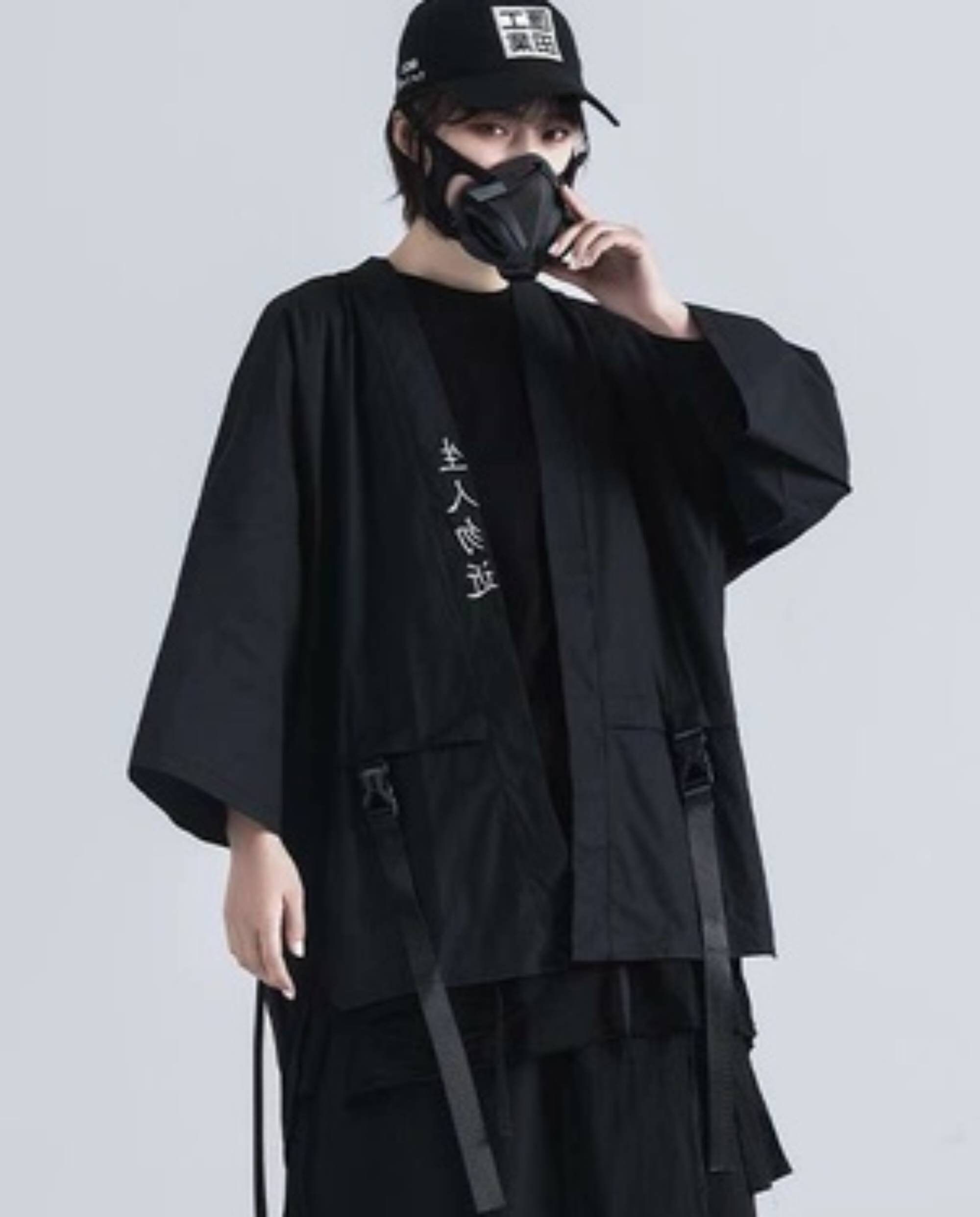Black Fashion Techwear Shirt Techwear Lady Oversize Japanese - Etsy