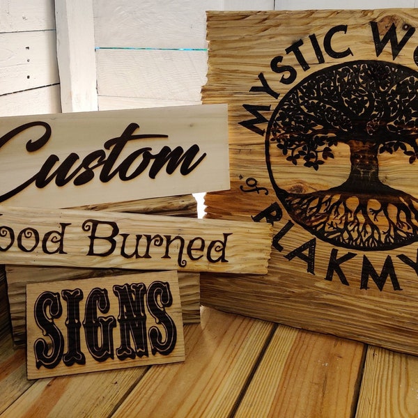 Custom Wood Signs - Etsy
