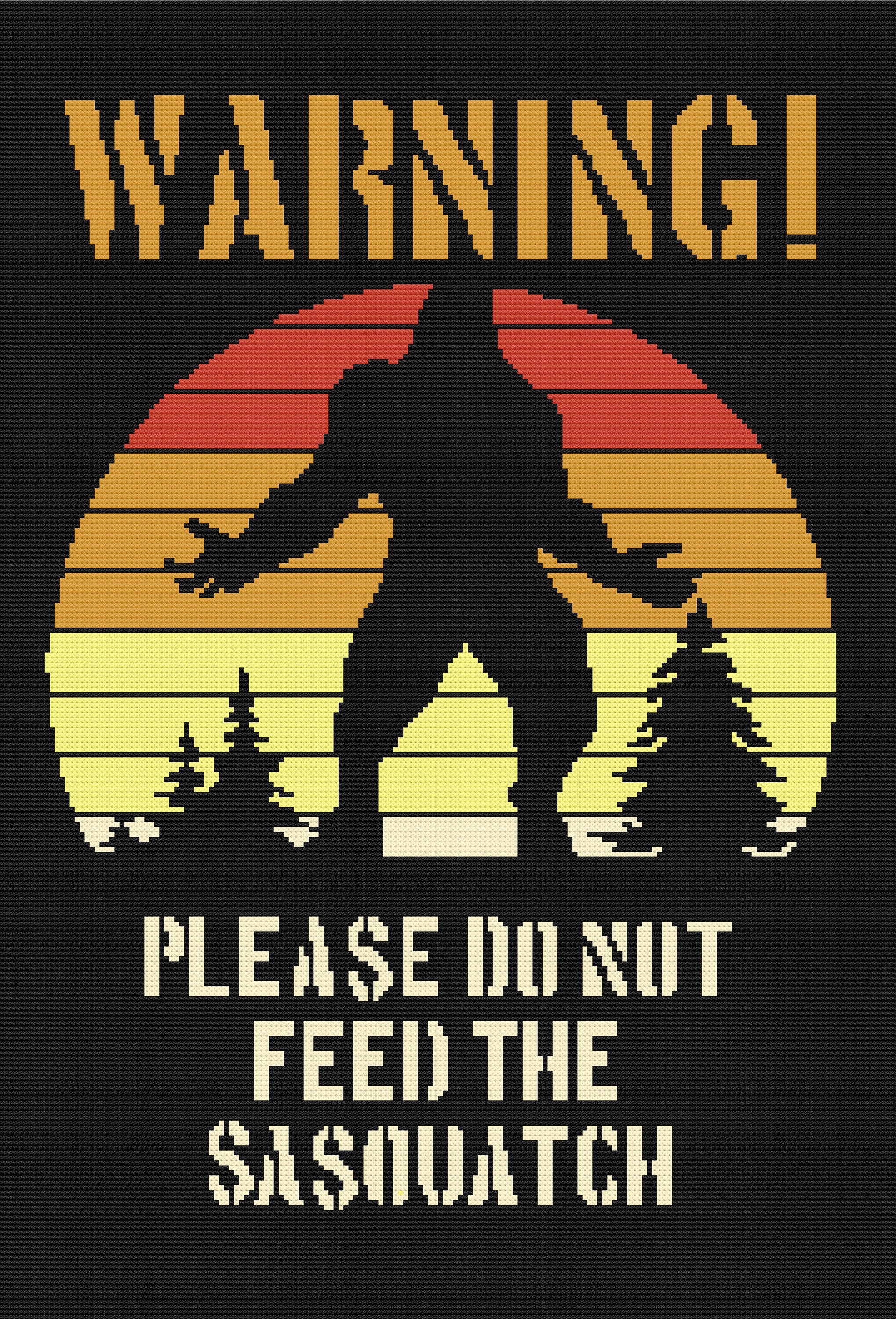 Please Do Not Feed the Sasquatch, Graph and Written Instructions ...