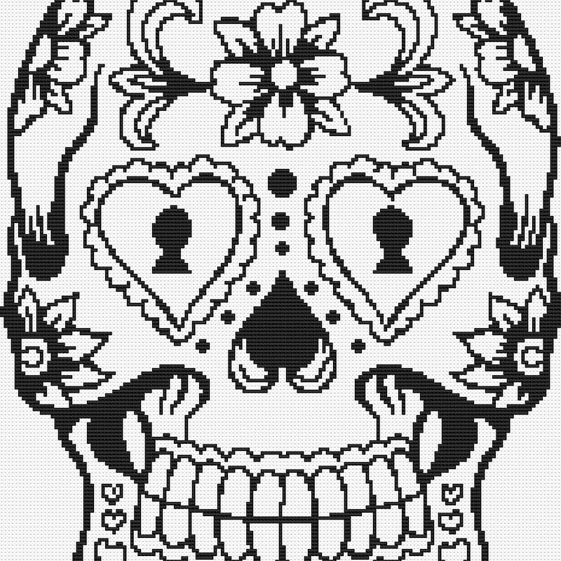 Skull Crochet - Etsy