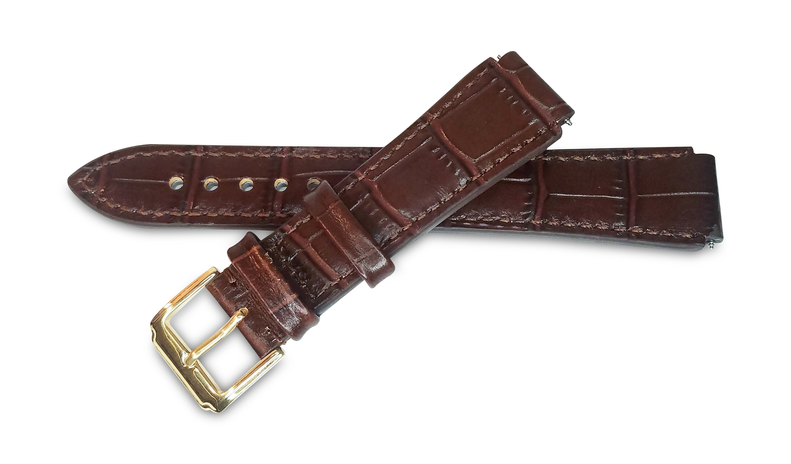 Dark Gater Leather Watch Strap 18mm Wide Watch Band Seiko 5 - Etsy