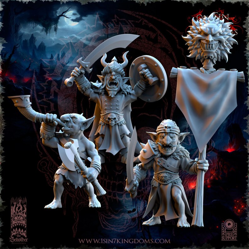 Beholder Miniatures - Desert Goblin Warriors - Resin Figurines - Etsy