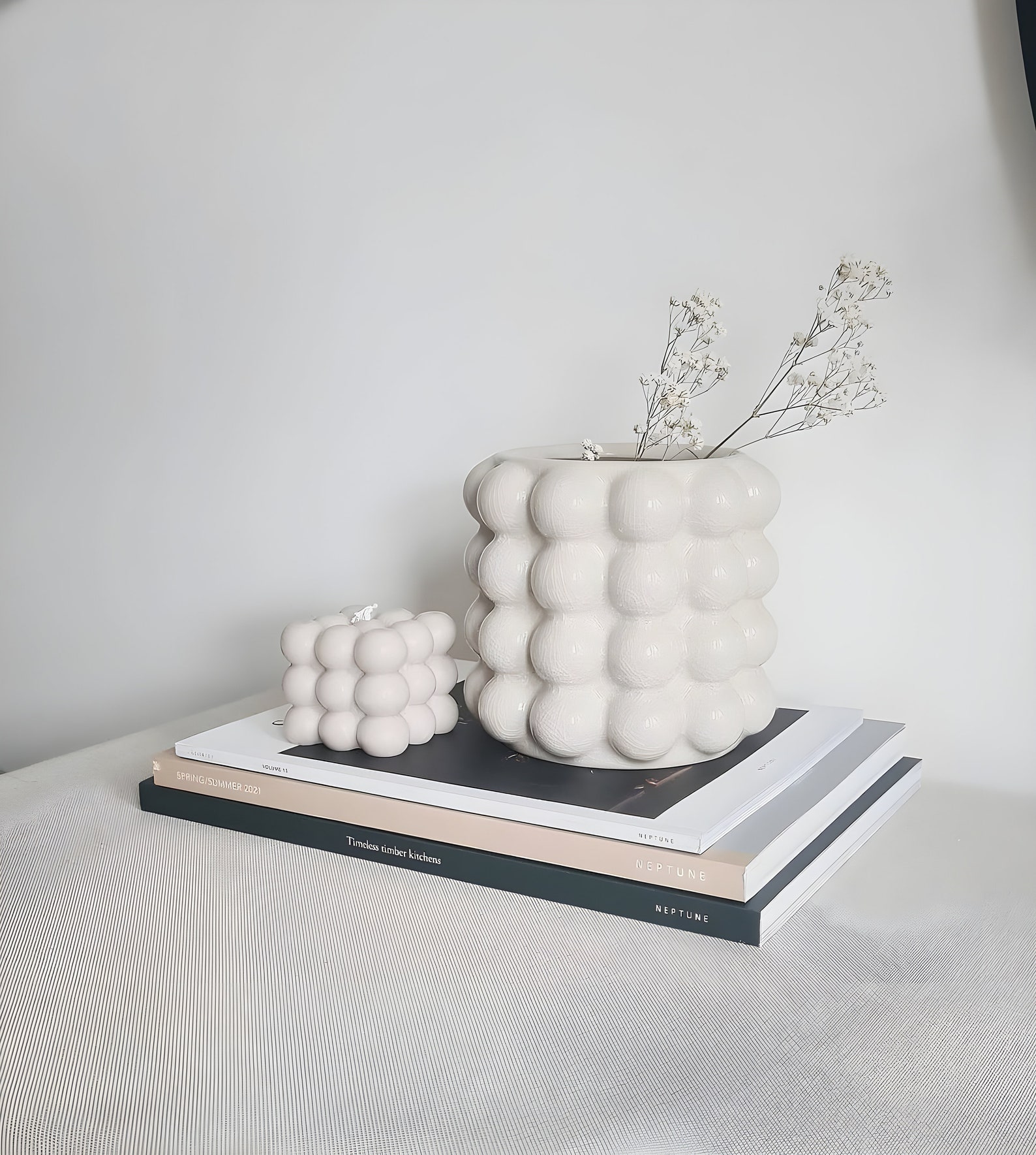 Scandinavian Style Ceramic Bubble Vase Nordic Decor Gift for - Etsy