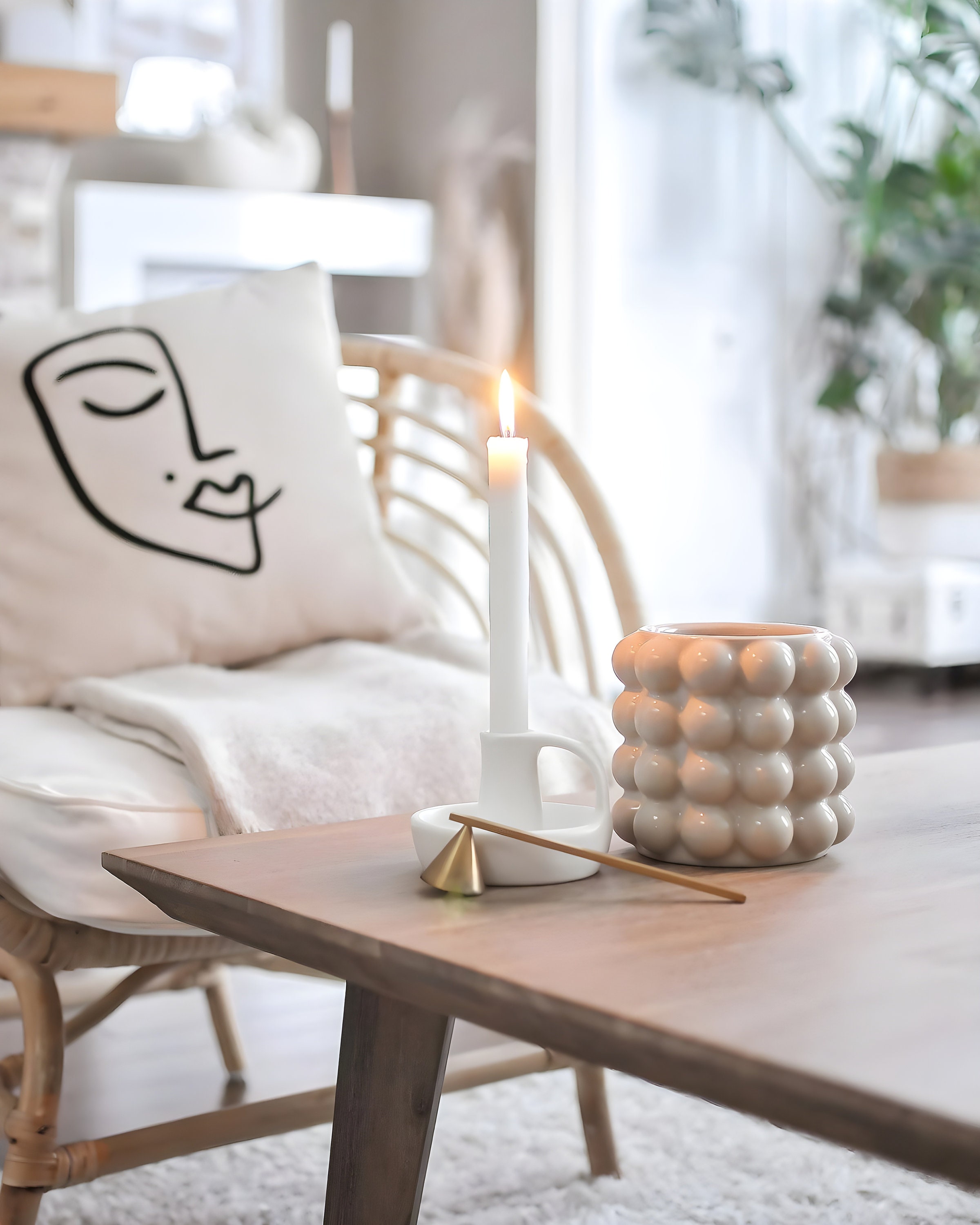 Scandinavian Style Ceramic Bubble Vase Nordic Decor Gift for - Etsy