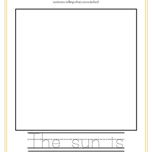 Sun Unit Study / Sun Worksheets / Sun Activities for Preschool / Sun ...