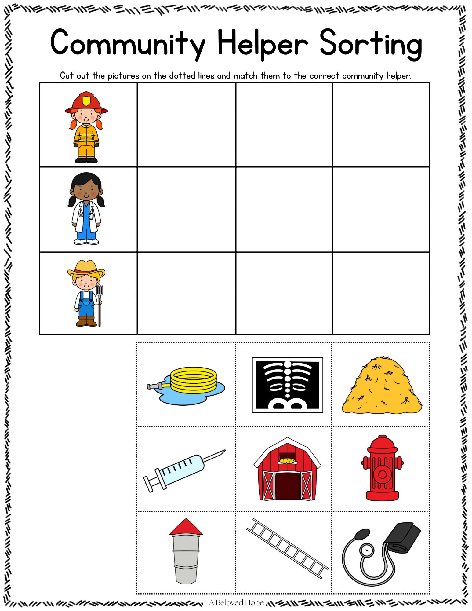 Community Helpers Unit Study / Community Workers Activities / Community ...