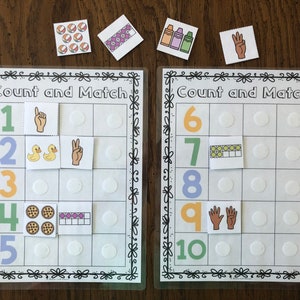 Number Learning Math Bundle / Counting Activities / Number Recognition ...