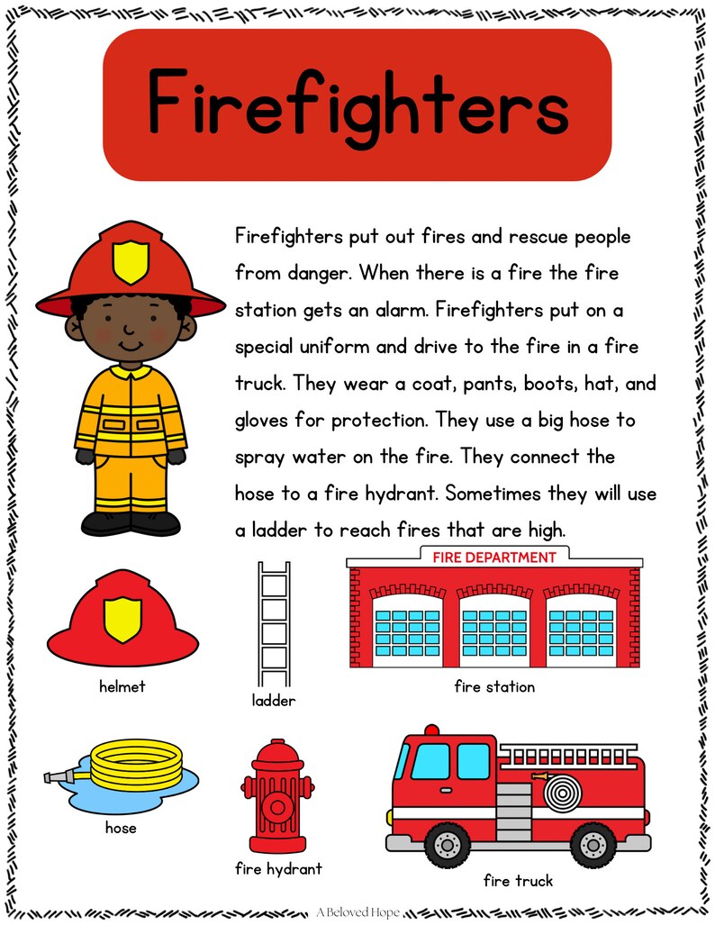 Community Helpers Unit Study / Community Workers Activities / Community ...