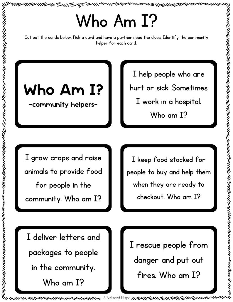 Community Helpers Unit Study / Community Workers Activities / Community ...