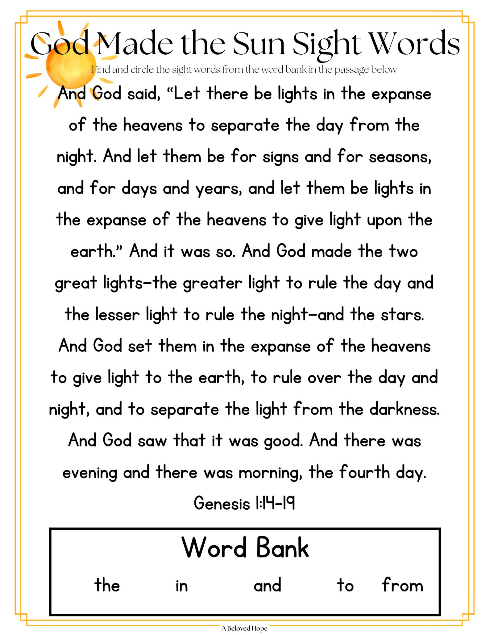 Sun Unit Study / Sun Worksheets / Sun Activities for Preschool / Sun ...