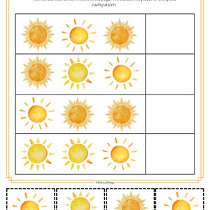 Sun Unit Study / Sun Worksheets / Sun Activities for Preschool / Sun ...