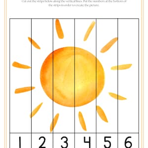 Sun Unit Study / Sun Worksheets / Sun Activities for Preschool / Sun ...
